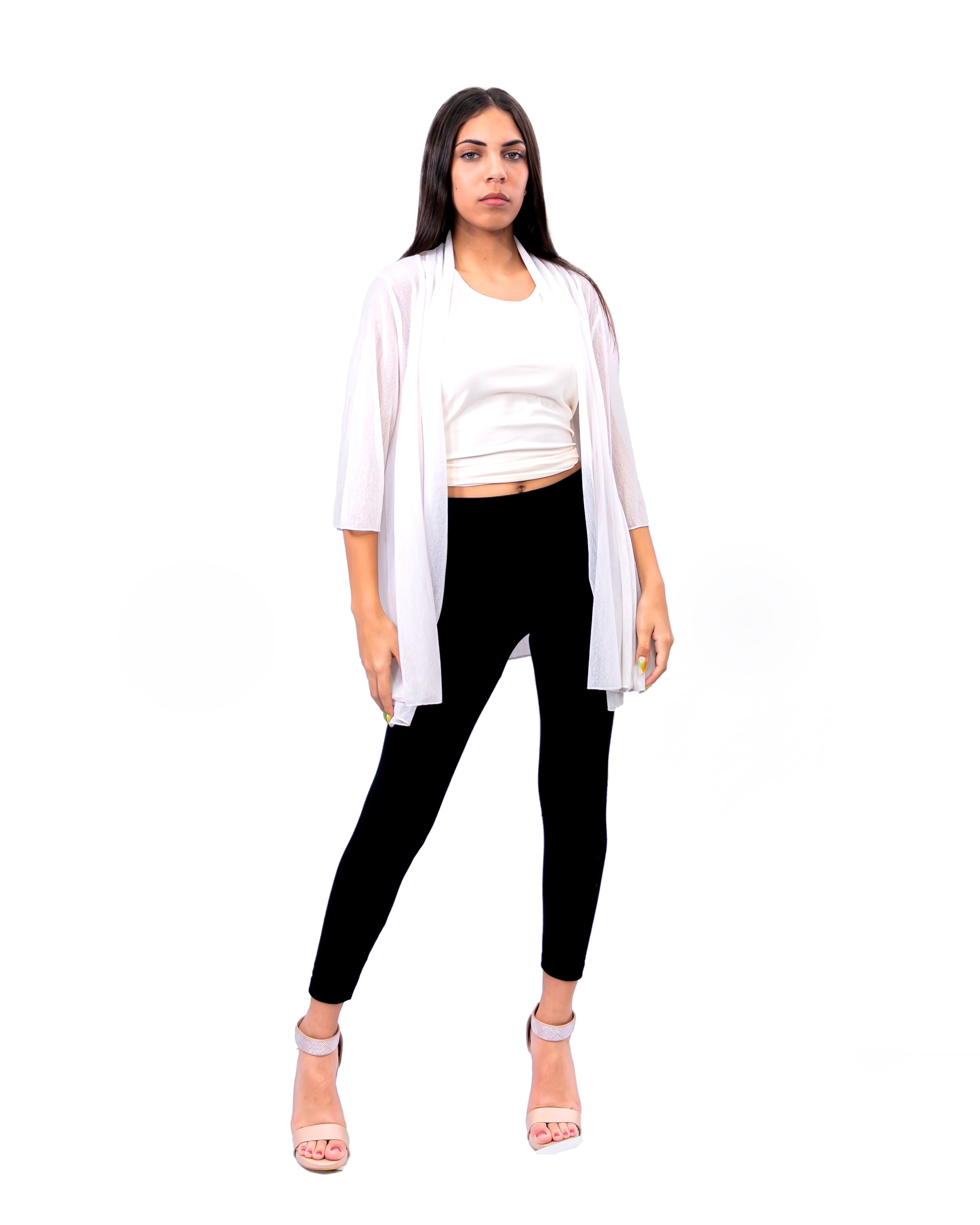 White Open Jacket/ Short Shrug – lazydaisystore